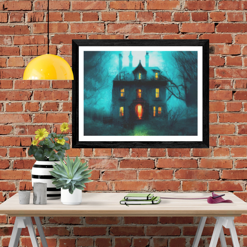 Misty Haunted House Official Diamond Painting Kit | Diamond Art | Paint ...