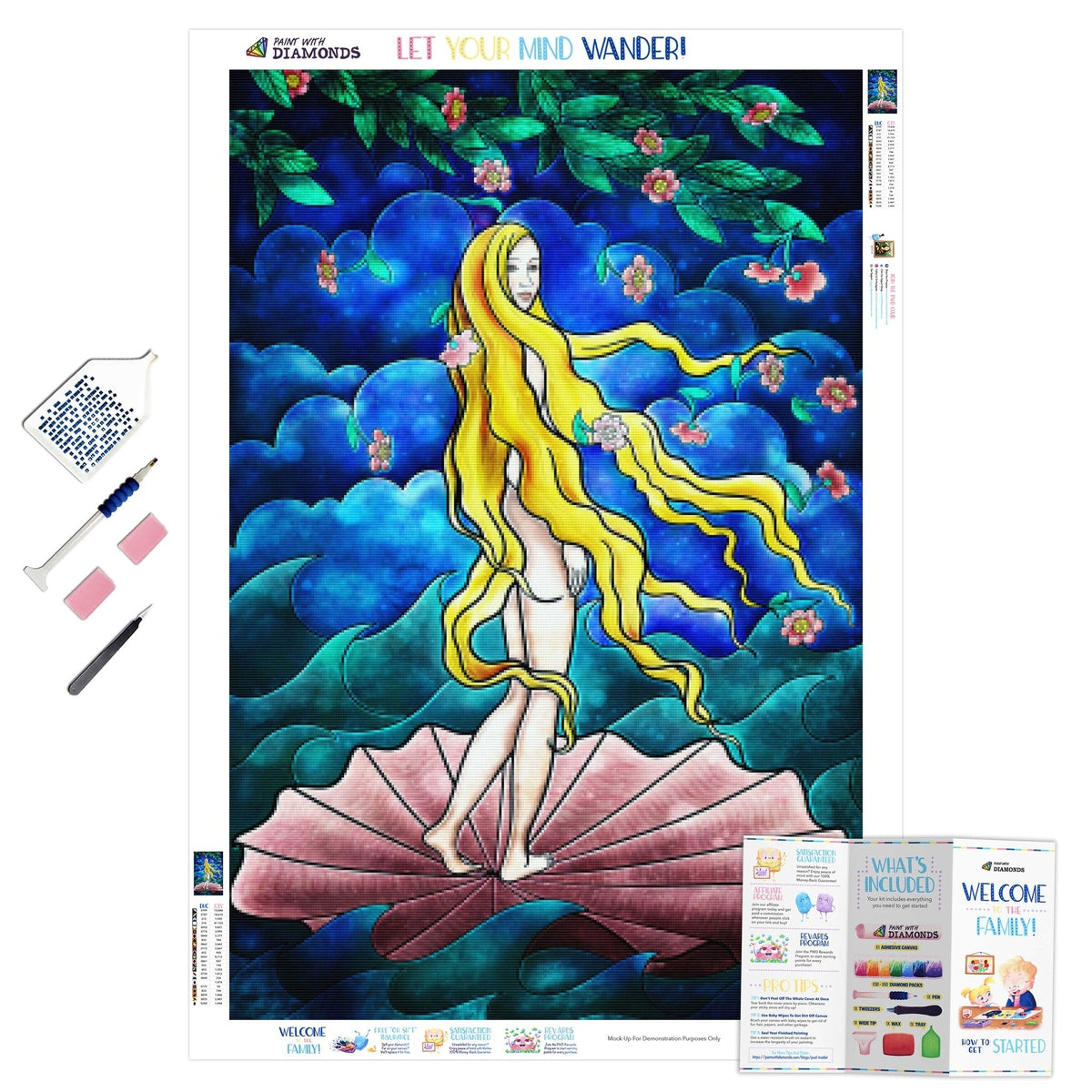 Modern Birth Of Venus Official Diamond Painting Kit (Full Drill ...