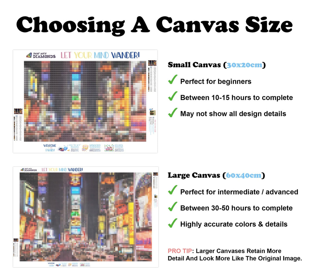"New Times Square" Diamond Painting Kit (Full Drill) – Paint With Diamonds