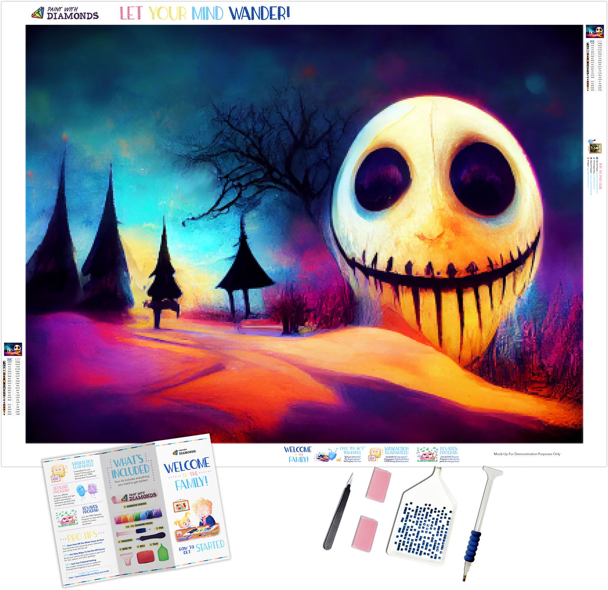 Nightmare Winterscape Official Diamond Painting Kit | Diamond Art ...