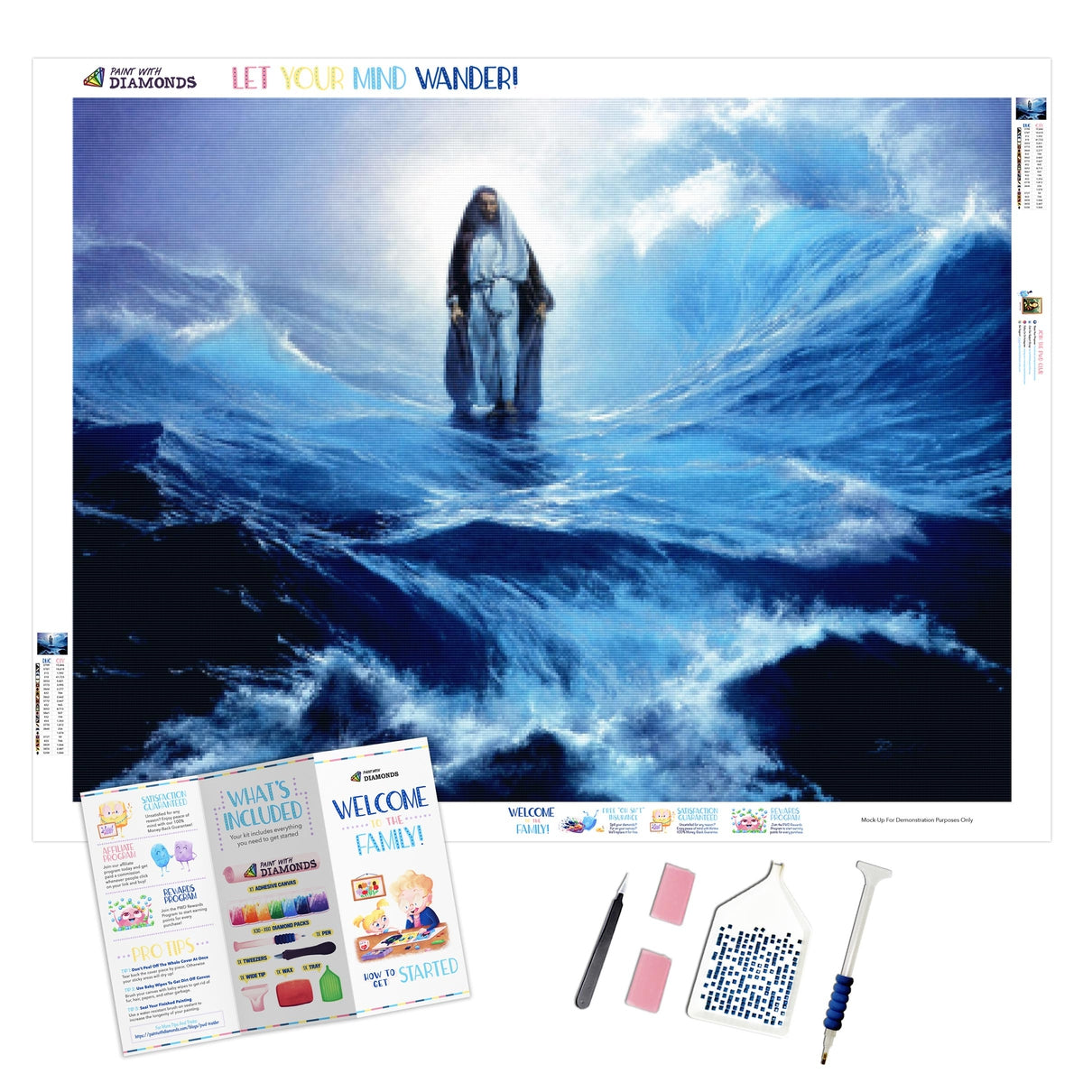 "Nothing Is Impossible" Diamond Painting Kit (Full Drill) – Paint With ...