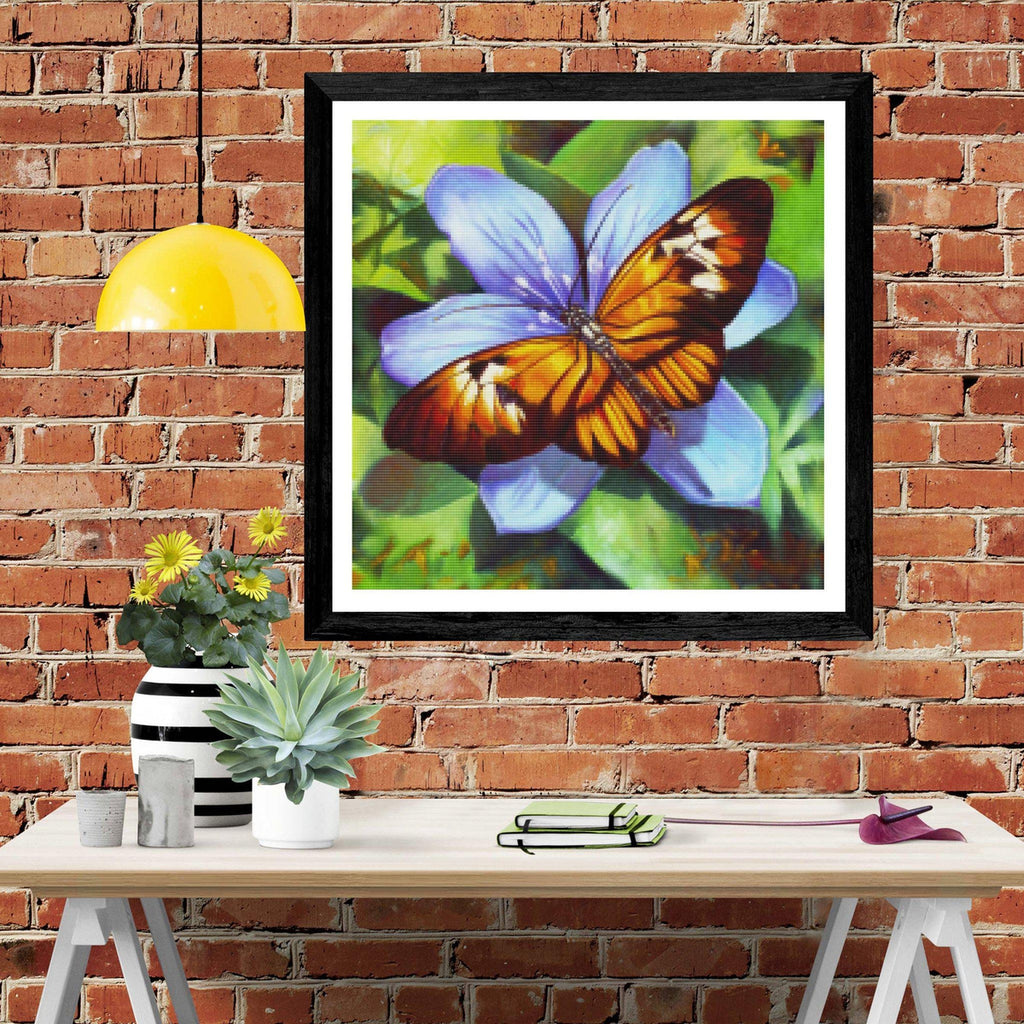 Orange Piano Key Butterfly Official Diamond Painting Kit (Full Drill ...