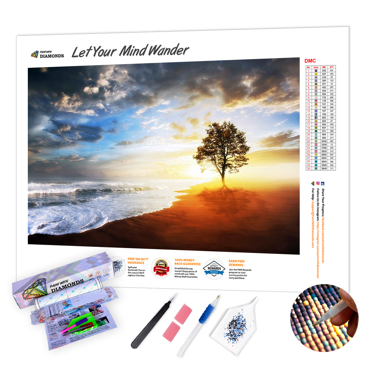 "Persistence" Diamond Painting Kit (Full Drill) – Paint With Diamonds