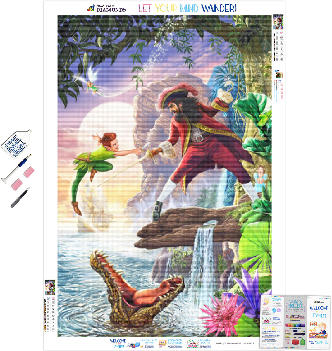 Peter Pan Diamond Painting Kit (2-4 Day Shipping) – Paint With Diamonds