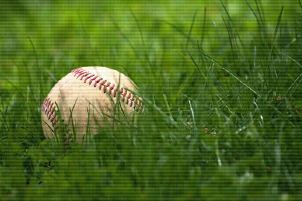 "Playing Hardball" Diamond Painting Kit (Full Drill) – Paint With Diamonds