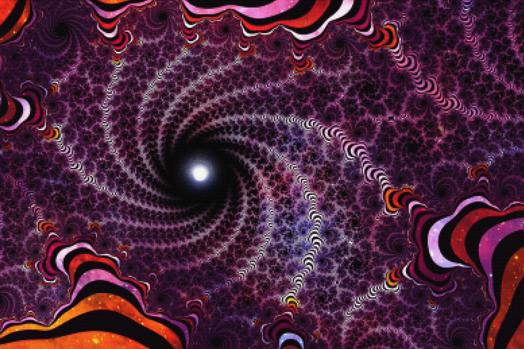 "Psychedelic Fractal" Diamond Painting Kit (Full Drill) – Paint With ...
