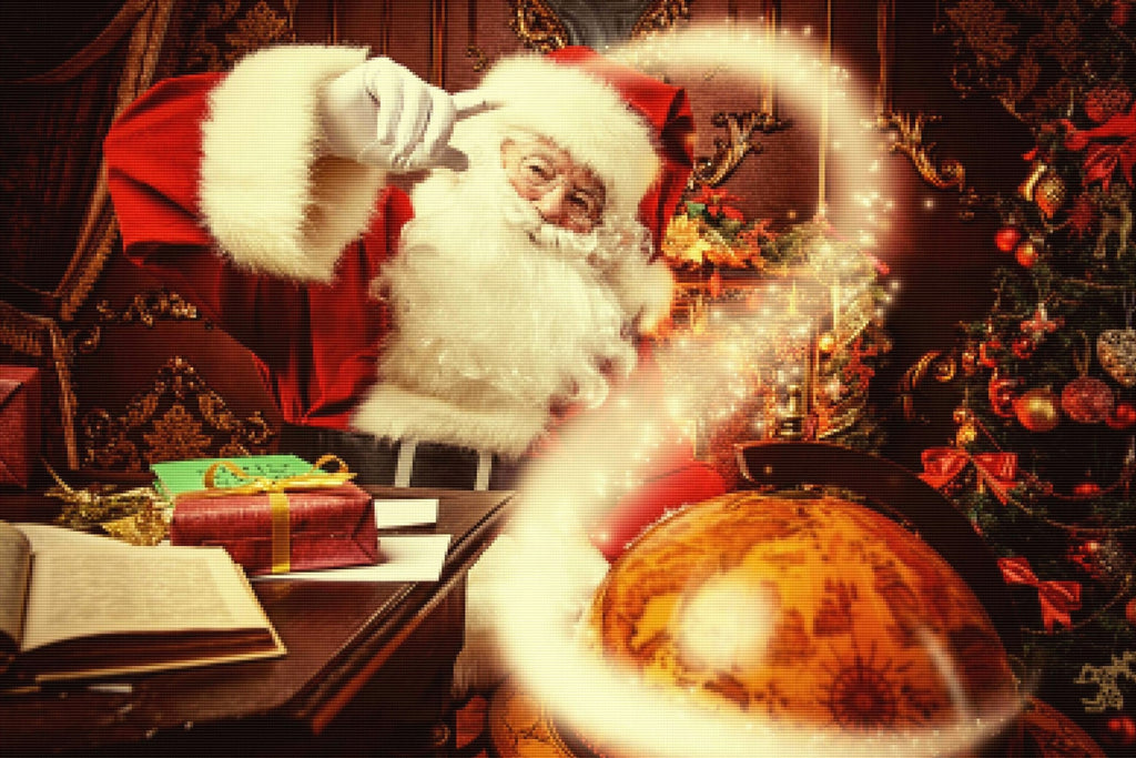 "Santa's Magic" Diamond Painting Kit (Full Drill) – Paint With Diamonds