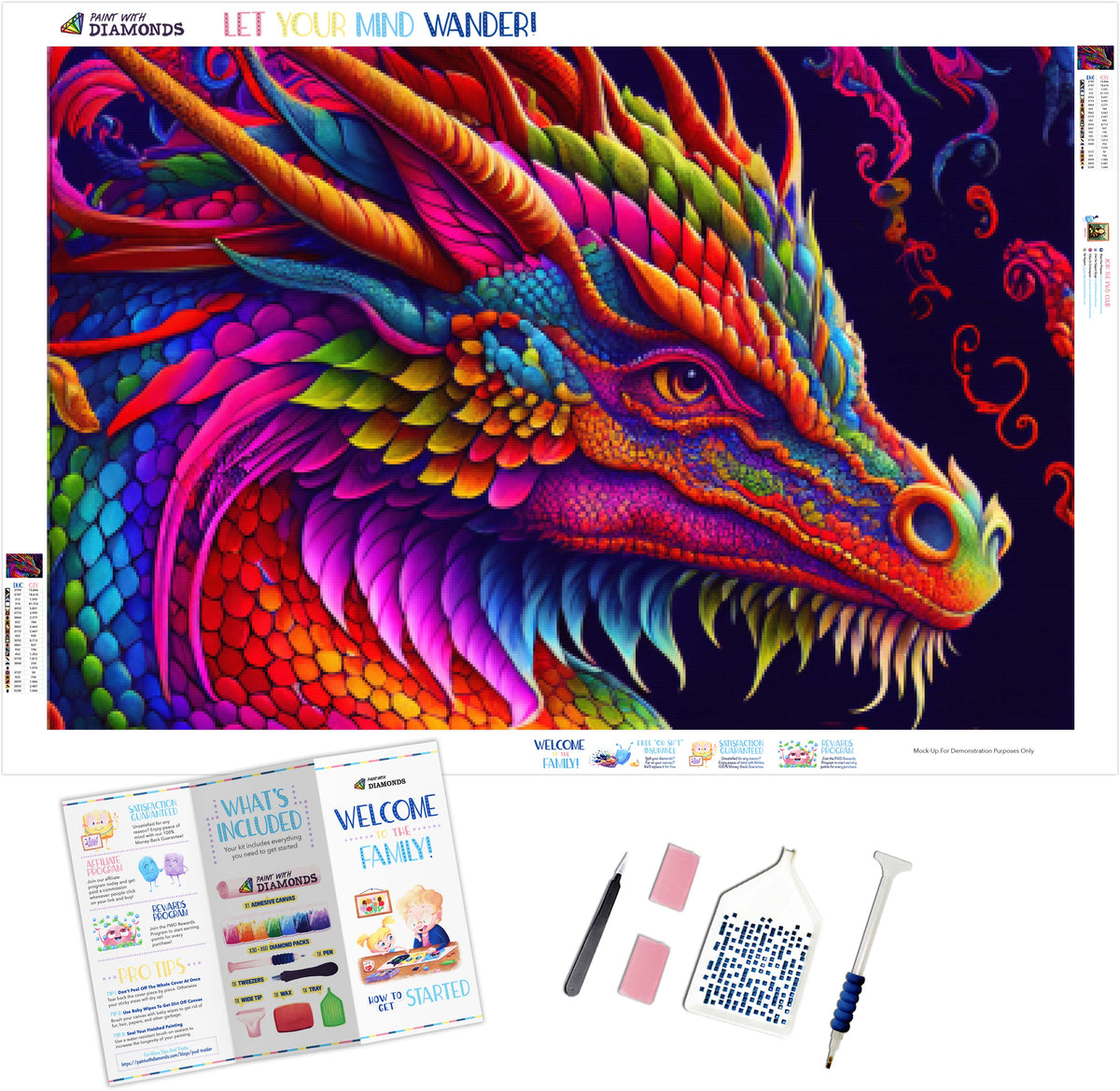 Scary Beast Official Diamond Painting Kit | Diamond Art | Paint With ...