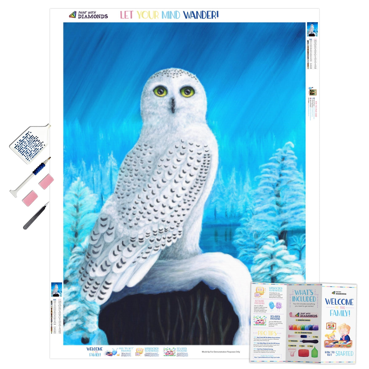Snowy Delight Diamond Painting Kit (Full Drill) – Paint With Diamonds