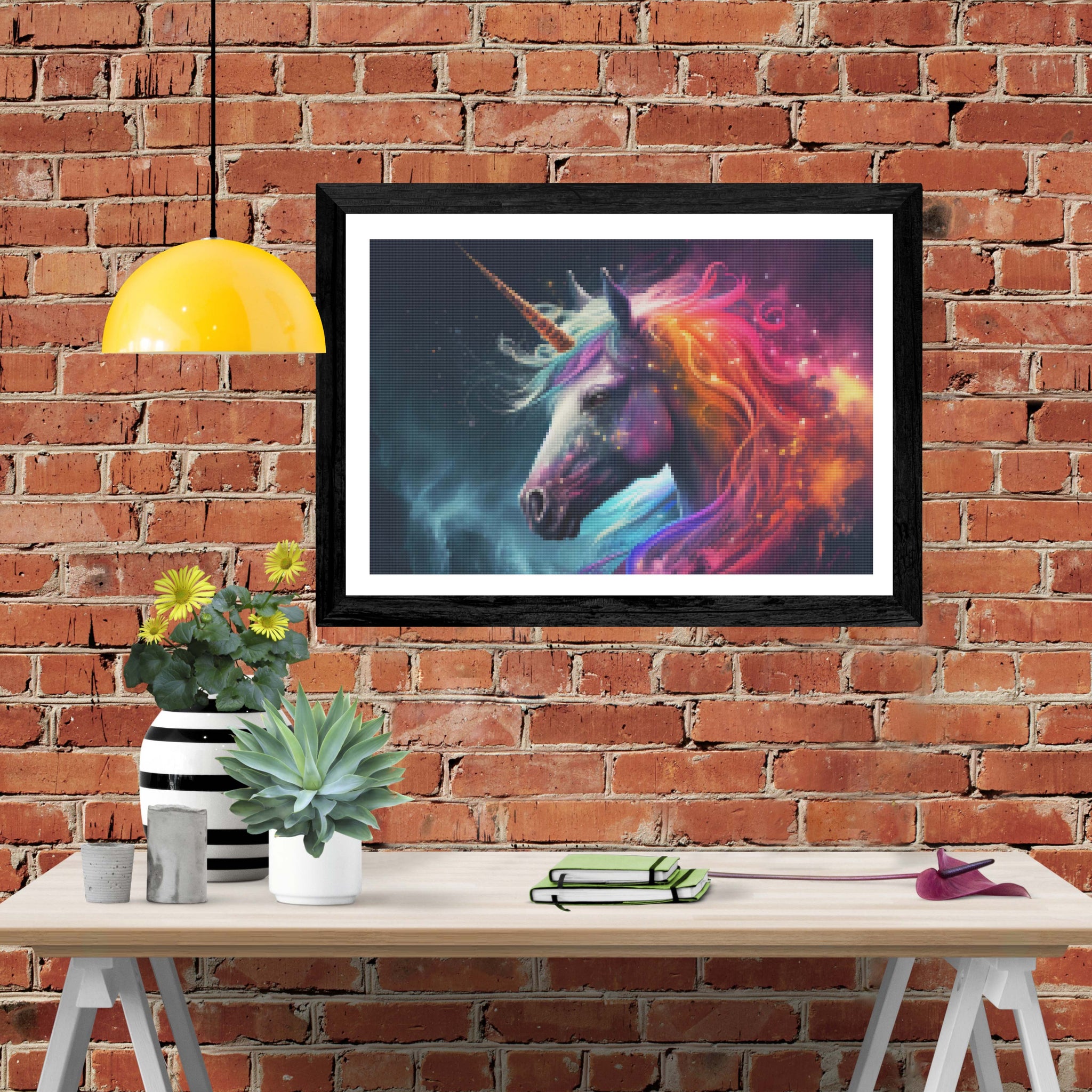 how to draw a galaxy unicorn step by step