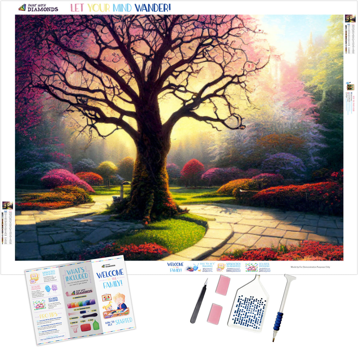 Spring Tree Of Life Official Diamond Painting Kit | Diamond Art | Paint ...