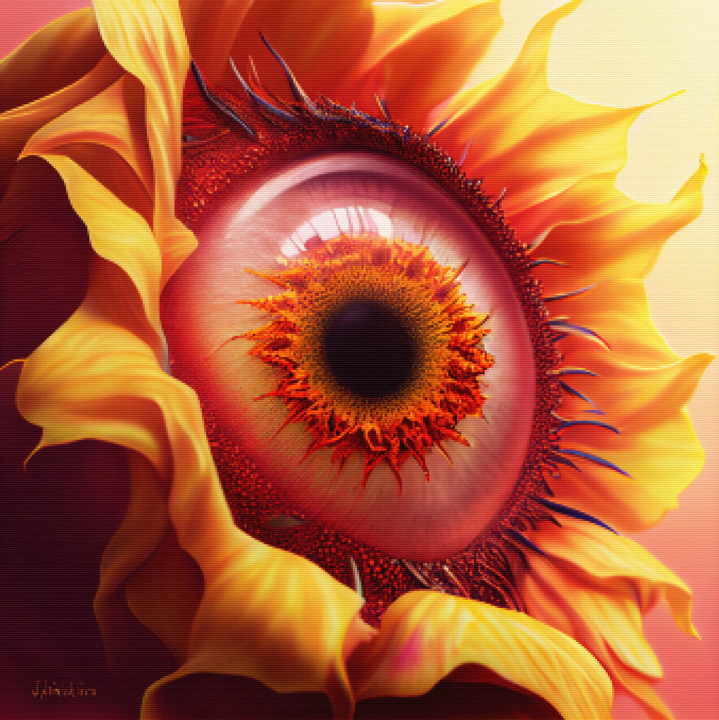 Sunflower Eye Official Diamond Painting Kit | Diamond Art | Paint With ...