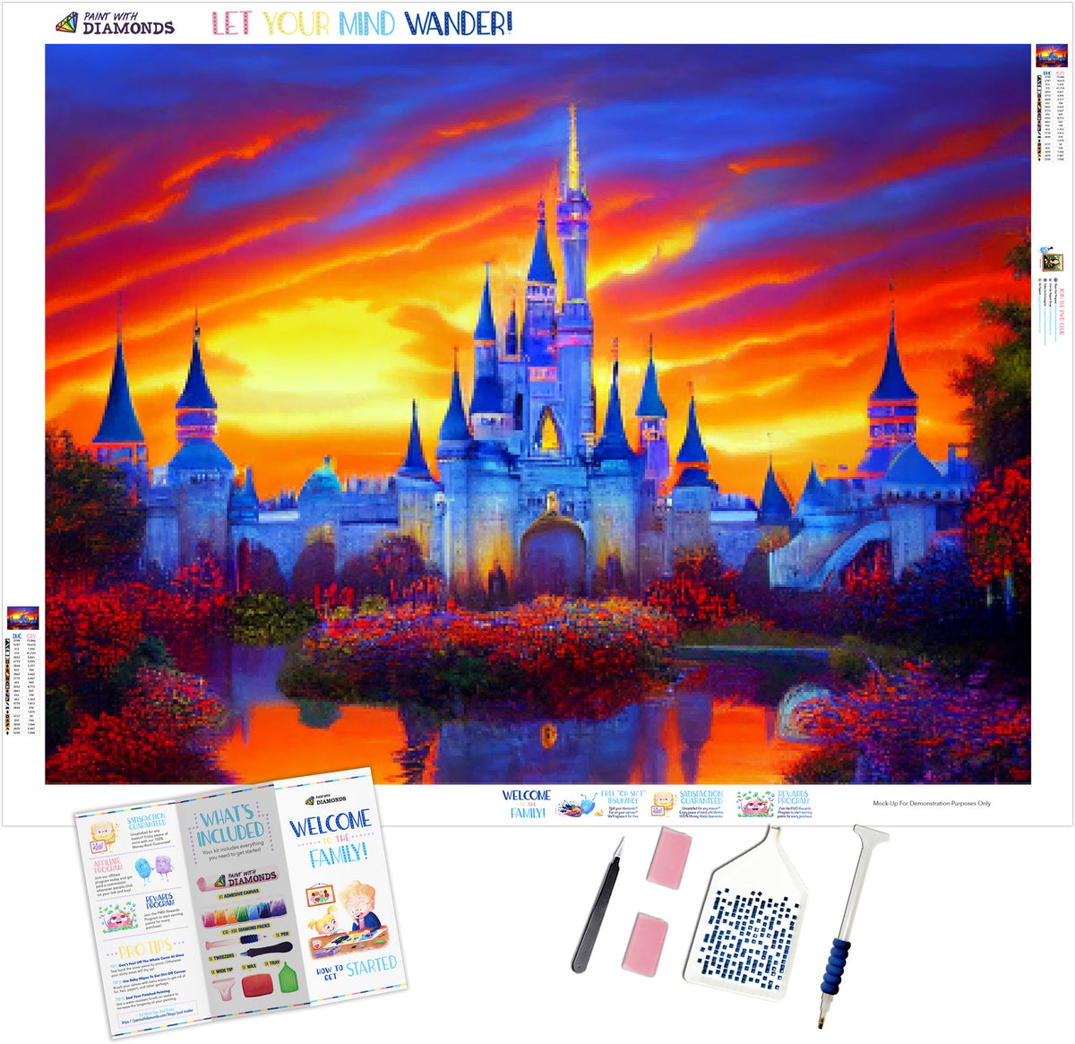 Sunrise Kingdom Official Diamond Painting Kit | Diamond Art | Paint ...