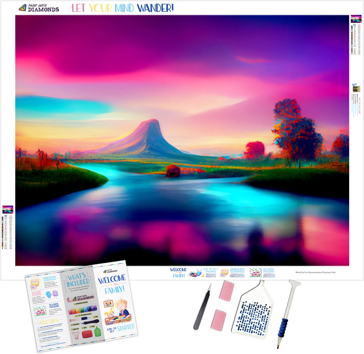 Surreal Landscape Official Diamond Painting Kit | Diamond Art | Paint ...