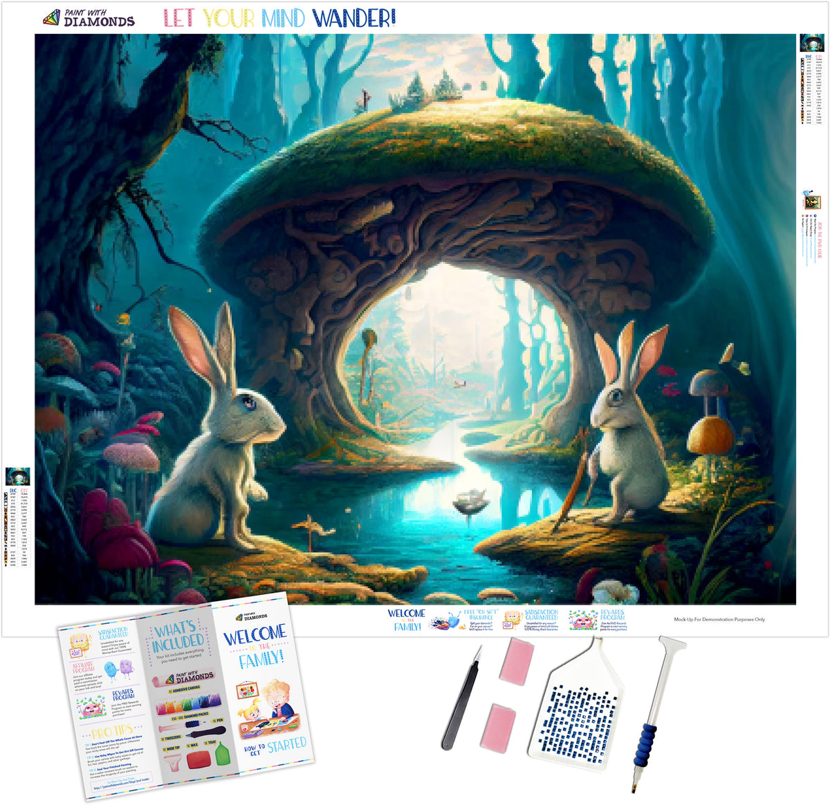 Surreal Wonderland Official Diamond Painting Kit | Diamond Art | Paint ...