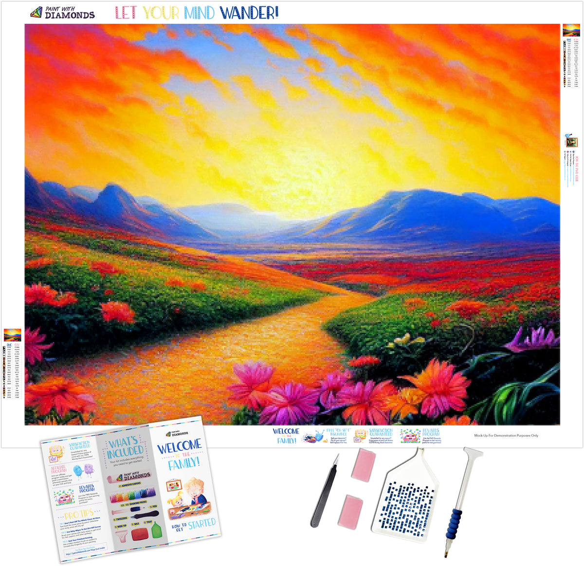 Taking A Stroll Official Diamond Painting Kit | Diamond Art | Paint ...
