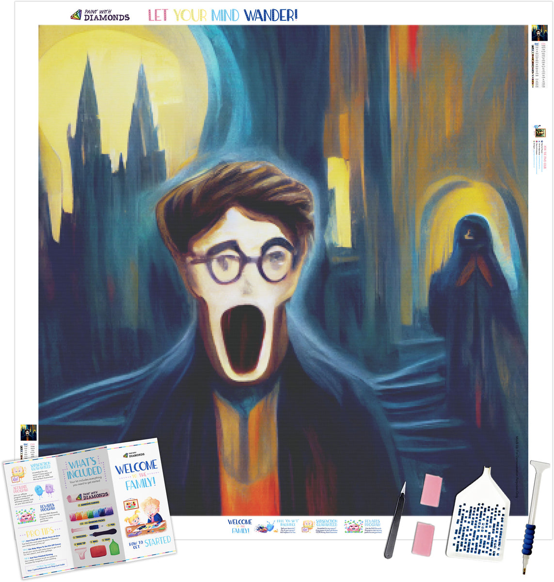 The Magical Scream Official Diamond Painting Kit | Diamond Art | Paint ...