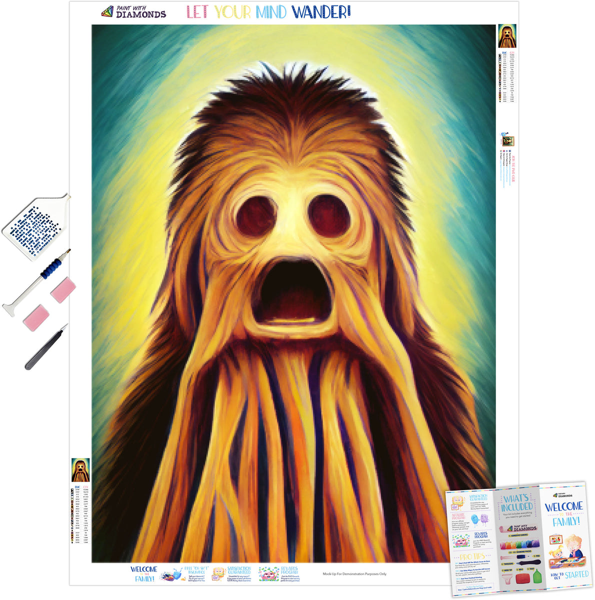 The Scream Co-Pilot Official Diamond Painting Kit | Diamond Art | Paint ...