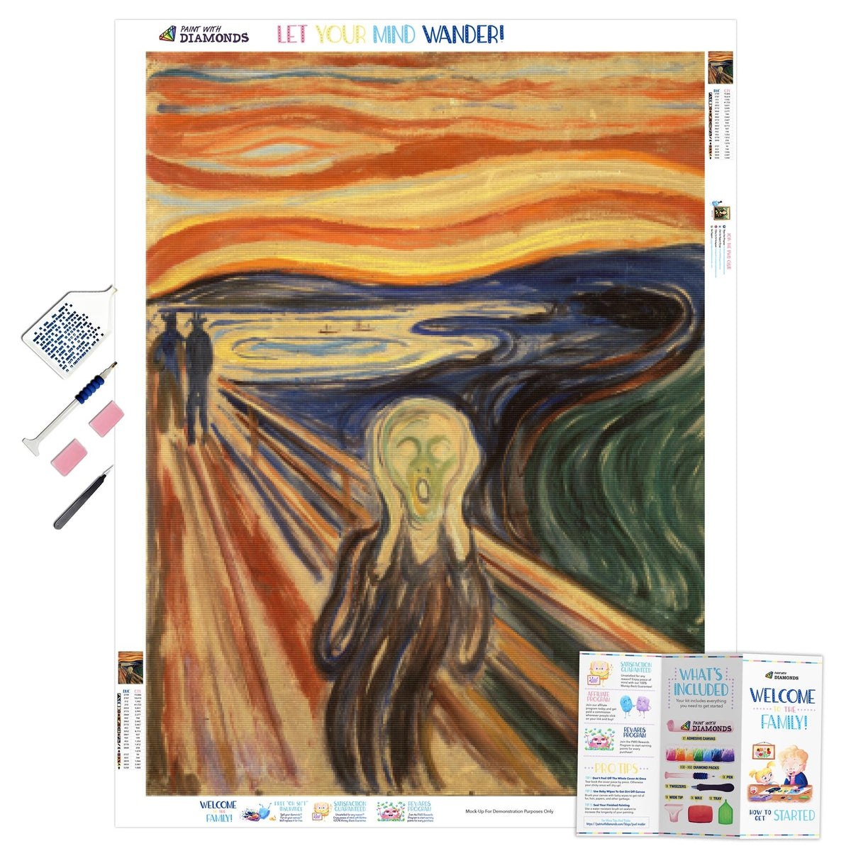 "The Scream" Diamond Painting Kit (Full Drill) – Paint With Diamonds