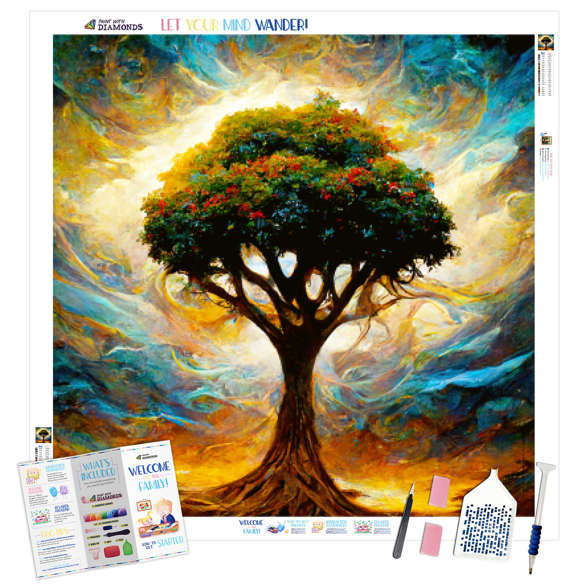 Tree Of Life Official Diamond Painting Kit | Diamond Art | Paint With ...