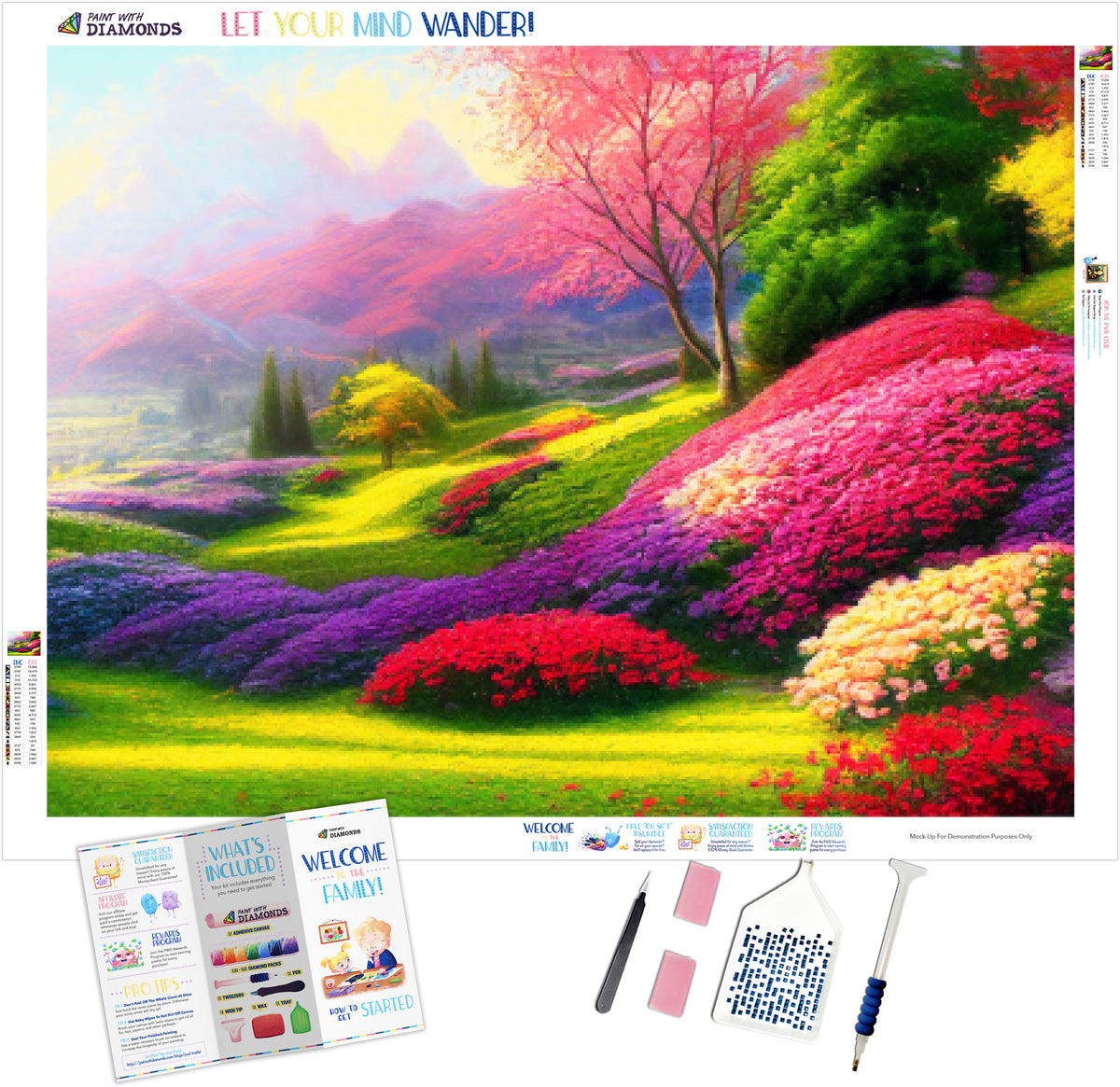Vivid Spring Morning Official Diamond Painting Kit | Diamond Art ...