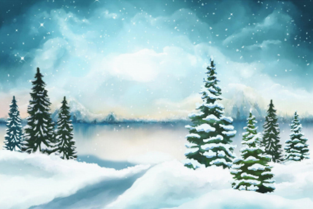 "Winter Chill" Diamond Painting Kit (Full Drill) – Paint With Diamonds
