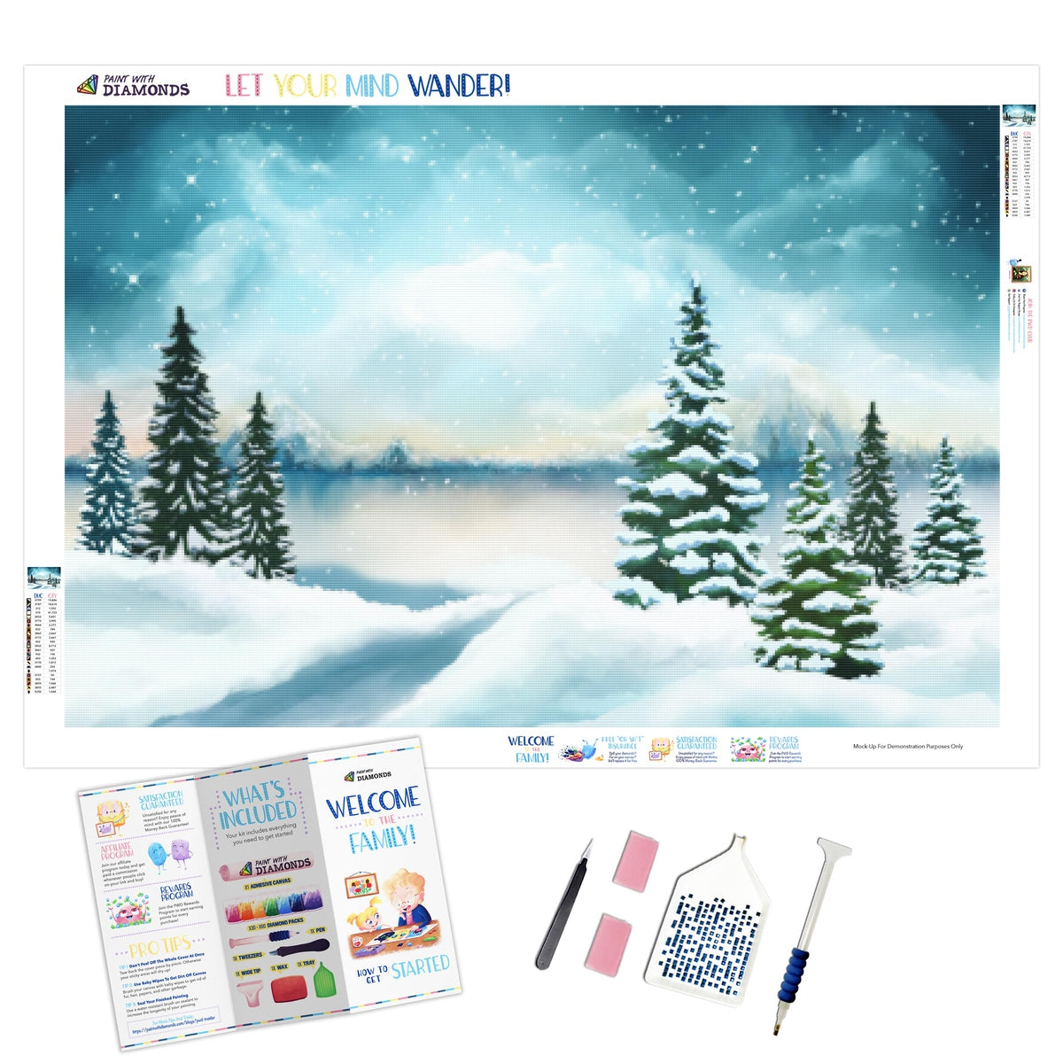 "Winter Chill" Diamond Painting Kit (Full Drill) – Paint With Diamonds