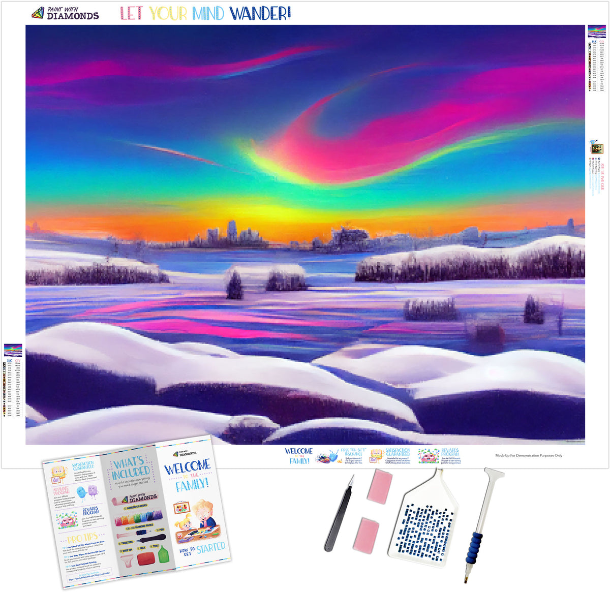 Winter Morning Official Diamond Painting Kit | Diamond Art | Paint With ...
