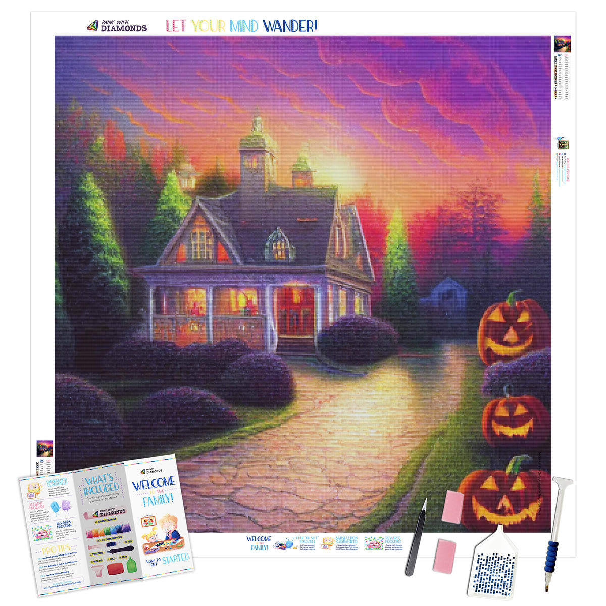 Zombie Lanterns Official Diamond Painting Kit | Diamond Art | Paint ...